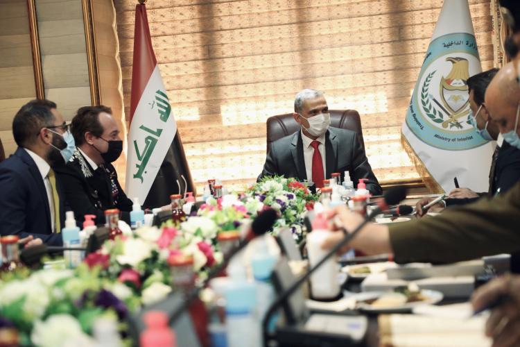 EUAM Iraq meets with the Minister of Interior to discuss HR Information ...